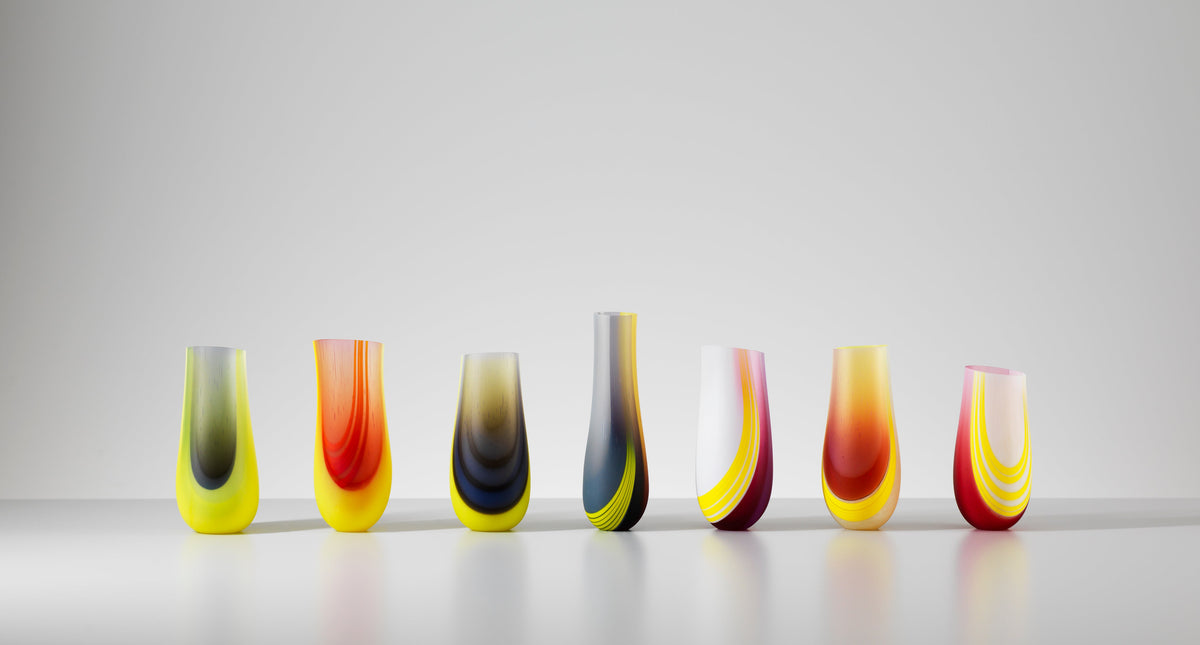 Amanda Simmons: Sheet Glass Vessels - Bullseye Glass, Warm Glass ...