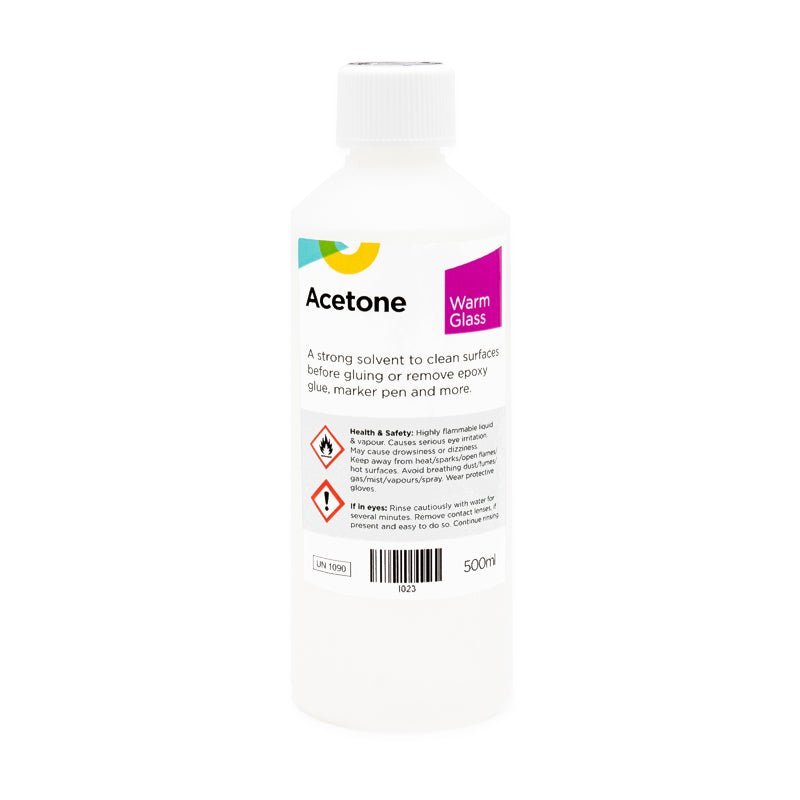 Acetone 500ml – Warm Glass