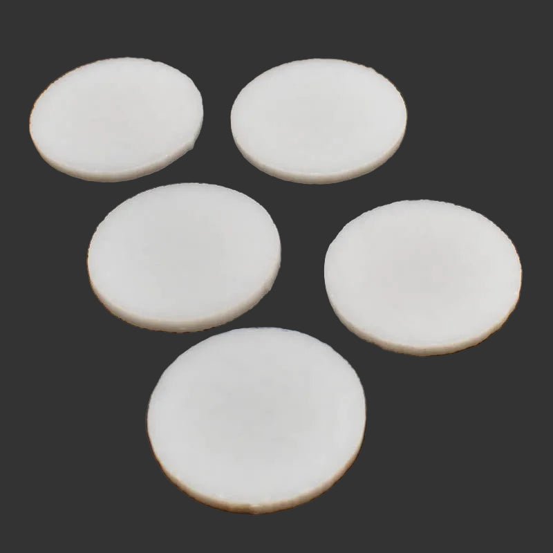 Bullseye Glass: 3mm Small White Opal Circles 0113 – Warm Glass