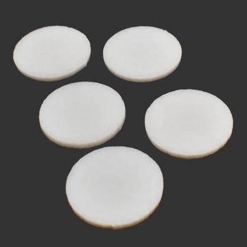 Bullseye Glass: 3mm Small White Opal Circles 0113 – Warm Glass