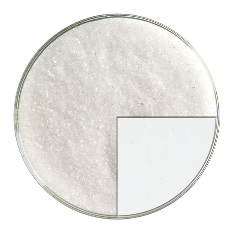 Bullseye Glass Frit: Clear Fine 1101.01 – Warm Glass