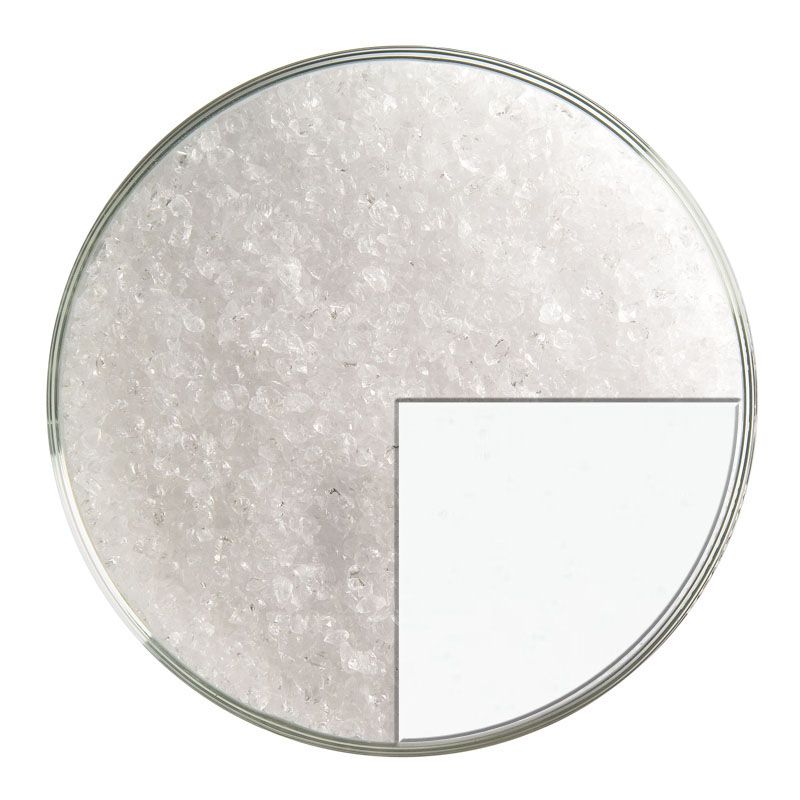 Bullseye Glass Frit: Crystal Clear Medium 1401.02 – Warm Glass