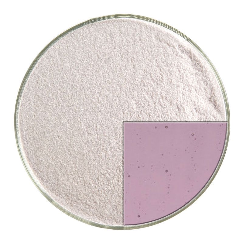 Bullseye Glass Frit: Light Violet Trans Powder 1428.08 – Warm Glass