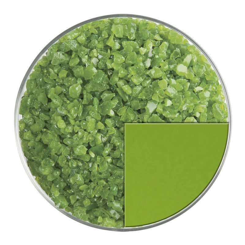 Bullseye Glass Frit: Pea Pod Opal Coarse 0312.03 – Warm Glass