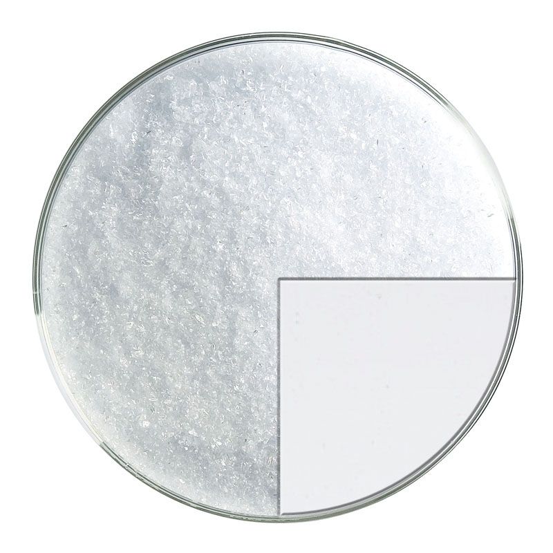 Bullseye Glass Frit: Reactive Ice Clear Fine 1009.01 – Warm Glass