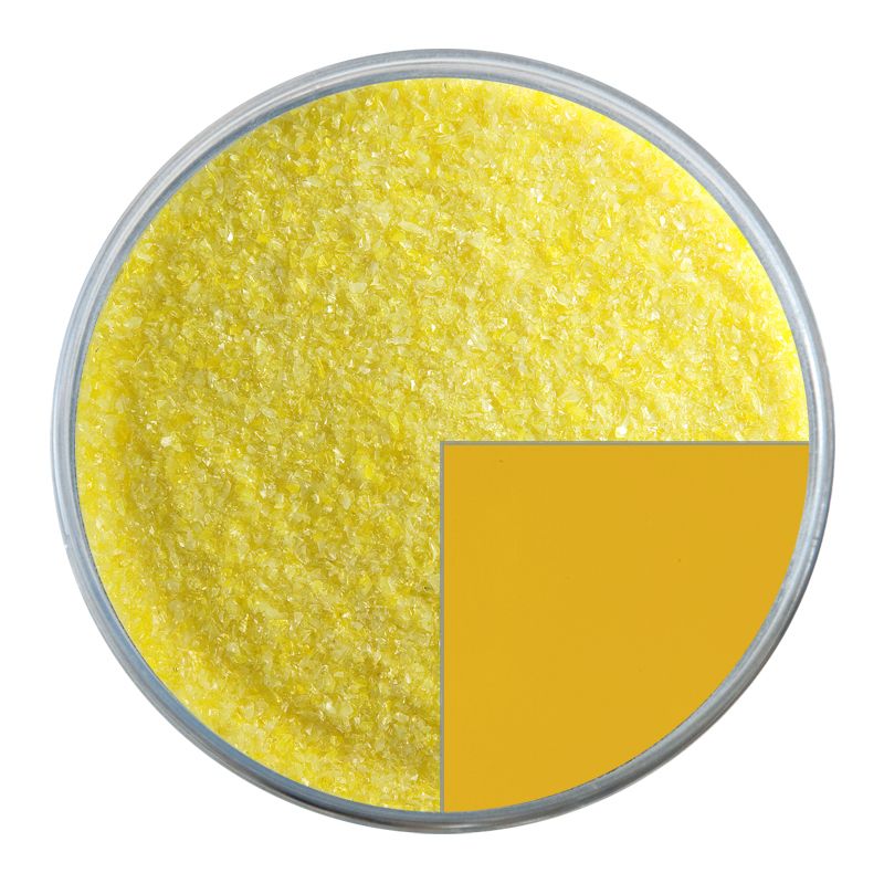 Bullseye Glass Frit: Sunflower Yellow Opal Fine 0220.01 – Warm Glass