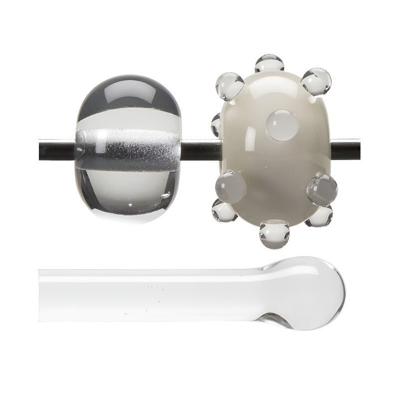 Bullseye Glass Rod: Clear Transparent 1101 – Warm Glass