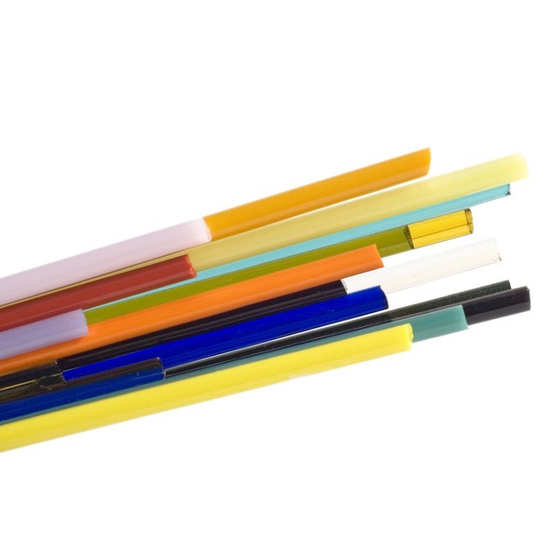 Bullseye Glass Rods: 1lb Mixed – Warm Glass