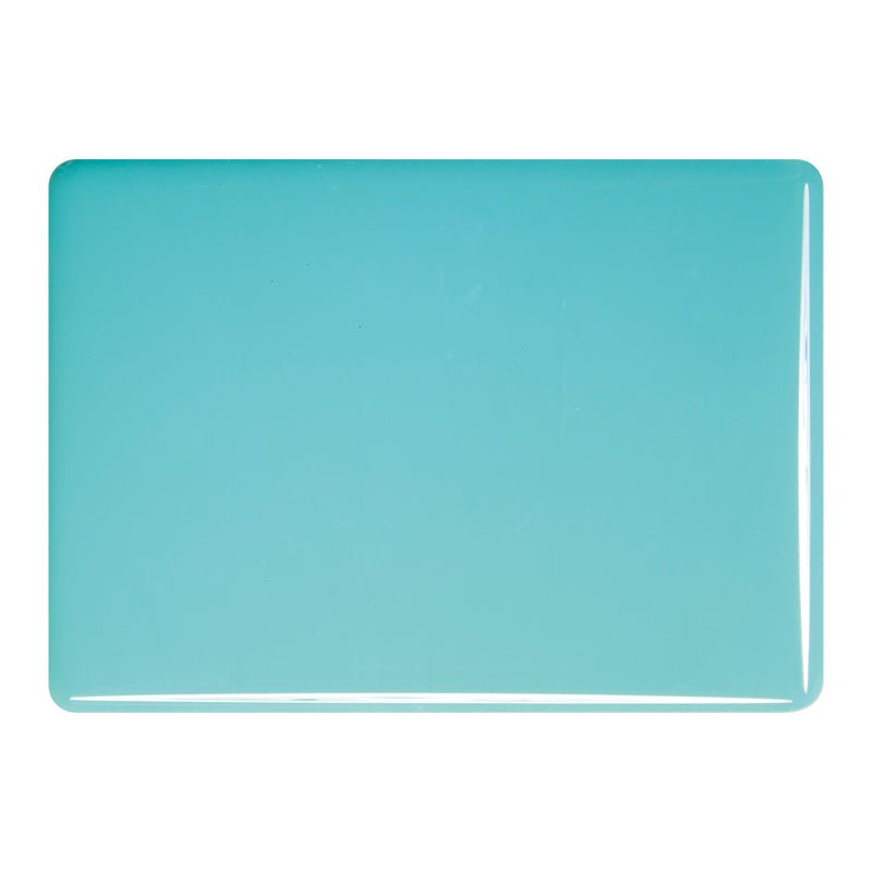 Bullseye Sheet Glass: 3mm Turquoise Blue Opal 0116.30 – Warm Glass