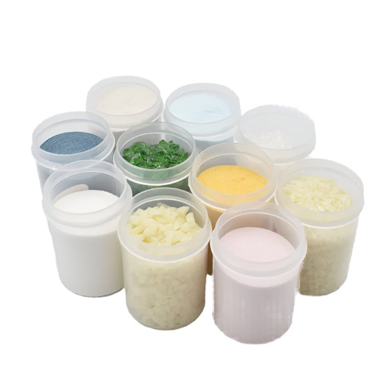 Feather Pattern Frit Collection – Warm Glass