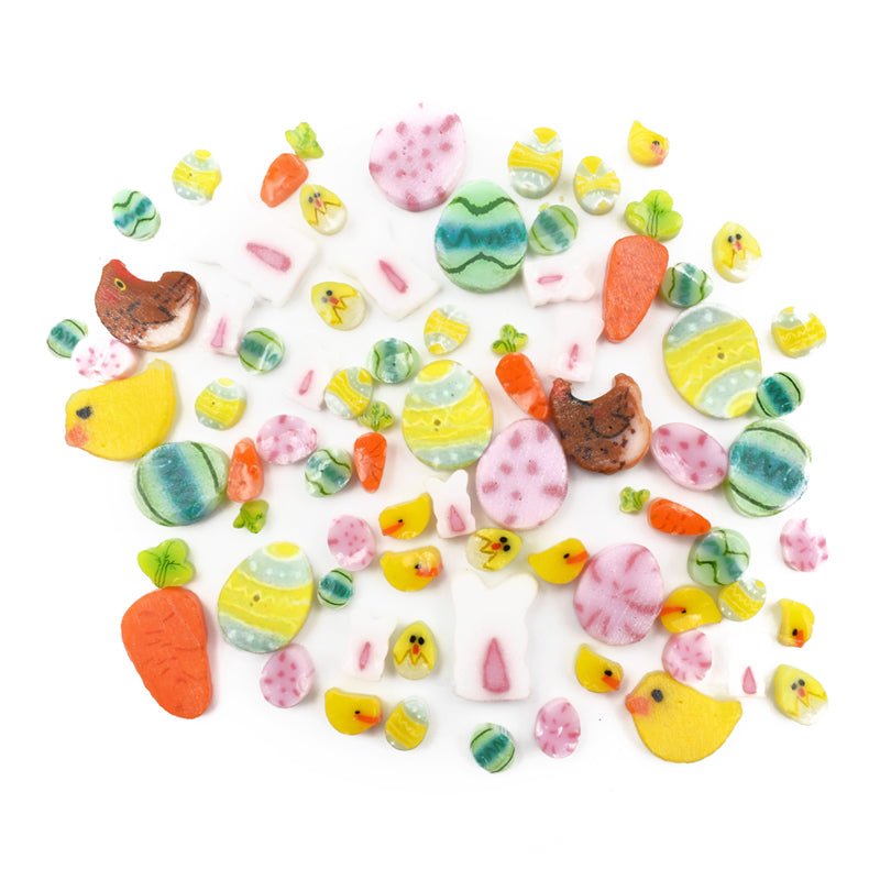 Tabitha's Glass Emporium: Murrine - Easter Mix – Warm Glass